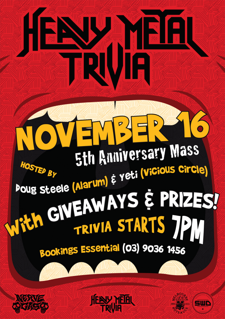 [MUSIC NEWS] Heavy Metal Trivia Is Back - Subculture Entertainment