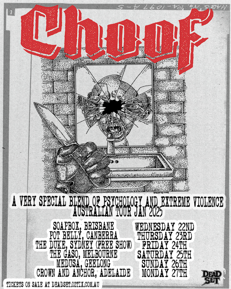 [MUSIC NEWS] CHOOF Announce Australian Tour - Subculture Entertainment