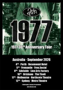 [MUSIC NEWS] ASH Announce Australian Tour - Subculture Entertainment